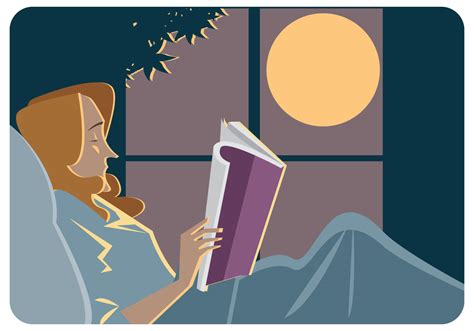 Bedtime And Reading Book Vector 173050 Vector Art At Vecteezy