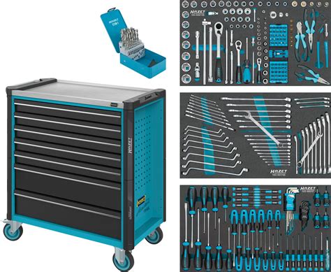 Gefüllte Werkstattwagen