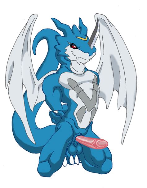 Rule 34 Anthro Arms Behind Back Balls Blue Skin Cel Shading Digimon