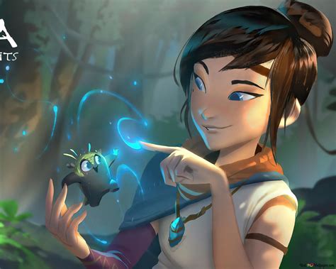 2021 Kena Fan Art Kena Bridge Of Spirits Video Game 4k Wallpaper Download