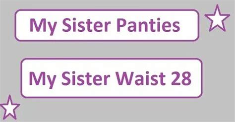 My Sister Panties Size Waist 28 Panties › Styles Смотреть онлайн в
