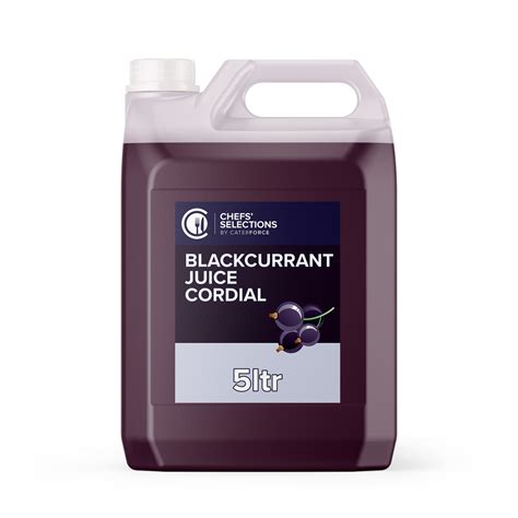 Chefs Selections Blackcurrant Cordial Nas 2 X 5l Caterforce
