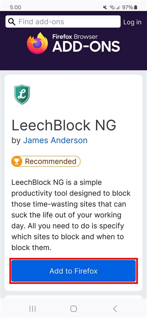 Mozilla Firefox How To Block A Specific Website