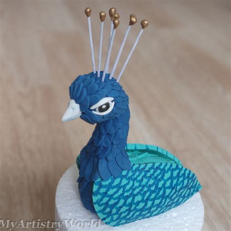 Peacock Cake Topper My Artistry World
