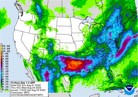 Severe Weather And Flood Risk Highlights The Main Story On Sunday Conus Weather Forecast 8 21