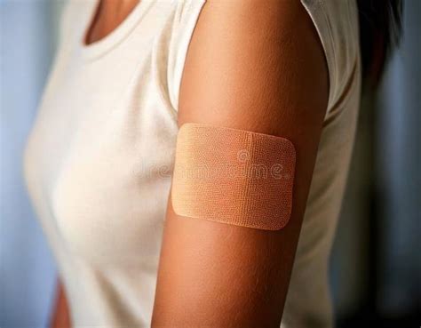 Medical First Aid Plaster On An Arm Stock Illustration Illustration