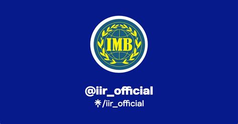 Iir Official Instagram Facebook Linktree