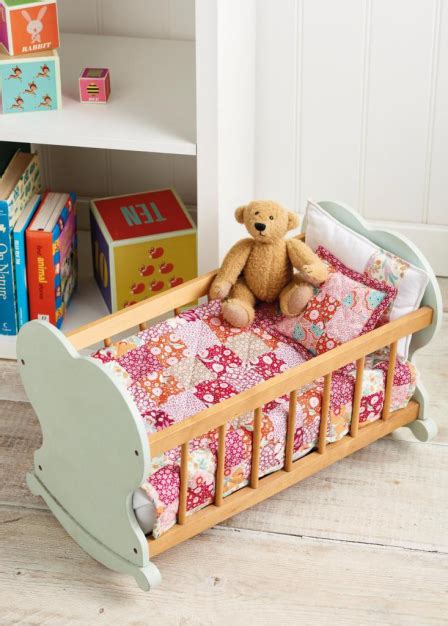 Patchwork Cot Bedding For Dolls Pattern Sewing Patterns Sew Magazine