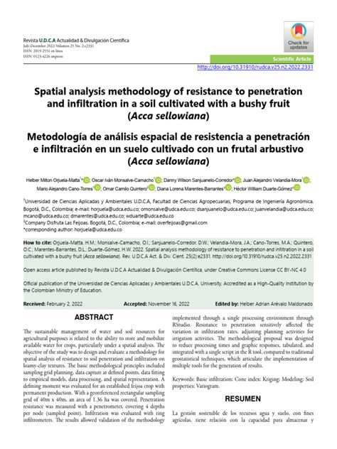 Orjuela Et Al 2022 Spatial Analysis Methodology Resistance
