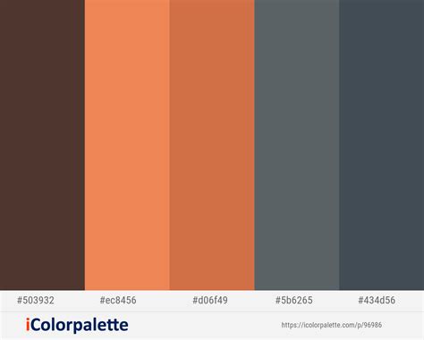Rock Burnt Sienna Raw Sienna Nevada River Bed Color Scheme