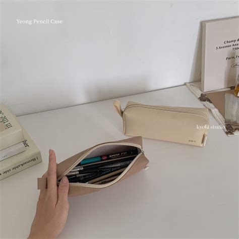 Promo Yeong Pecil Case Ins Korean Pencil Case Kotak Pensil Custom Nama 1 Soft Pink Kota