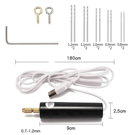 1pc Mini Hand Drill Usb Powered Handheld Rotary Dr Grandado