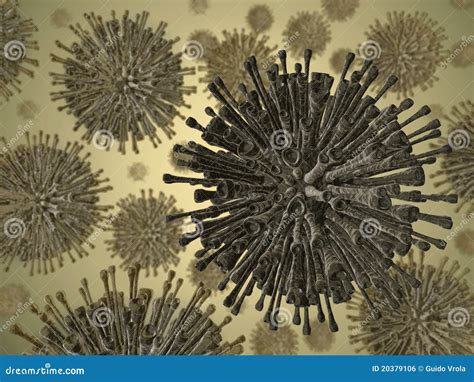 Bacteria Seen Under A Scanning Microscope Royalty Free Stock Image CartoonDealer