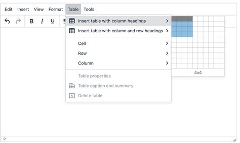 TinyMCE Terminalfour Knowledge Base