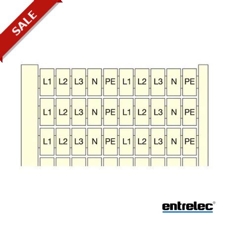 1sna233131r1400 Entrelec Rc610 Terminal Block Markers Pre