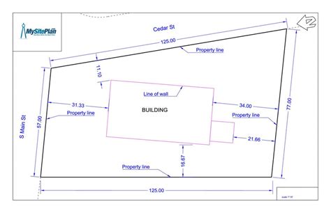 How To Draw A Plot Plan