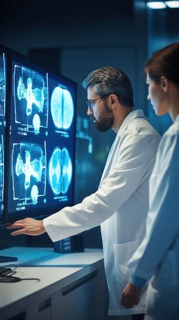 Premium Photo Radiology Experts Analyze Aiboosted Data Teamwork Enhancing Healthcare Precision