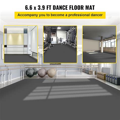 Vevor Dance Floor Dance Floor Roll 006in Thick Pvc Vinyl Dance Floor