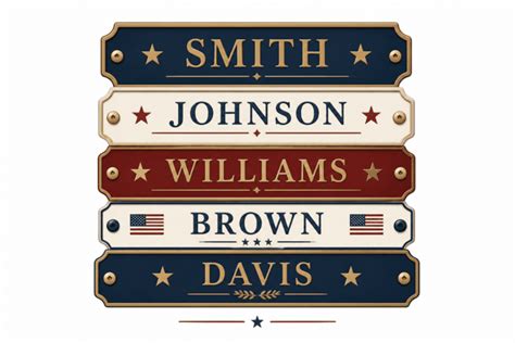 100 American Last Names And Their Origins — Ai Free Forever