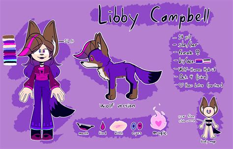 Libby Campbell Updated Ref Sheet 2024 By Libbythewolfqueen On Deviantart