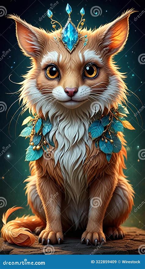 Ai Generated Illustration Of A Vibrant Mythical Creature Stock Illustration Illustration Of