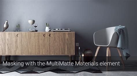 V Ray Next For Rhino Masking With The Multimatte Materials Element