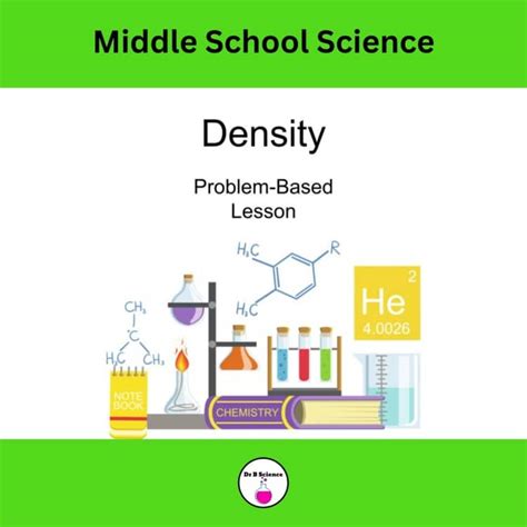 Density Problem Based Lesson By Drbscience Tpt