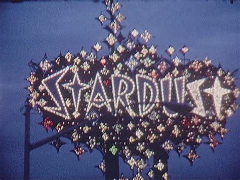 Stardust Neon Sign Seen On The Las Vegas Stock Video Pond5
