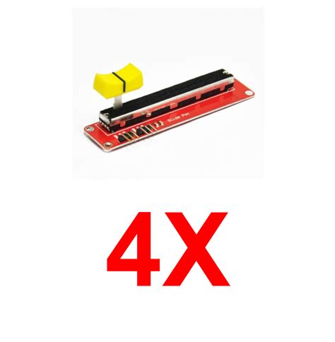 10k linear slide potentiometer module dual output arduino avr electronic block ebay