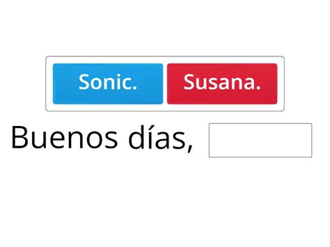 Oraciones De Sonic Palabra Perdida