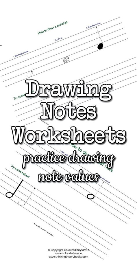 Drawing Notes Worksheets