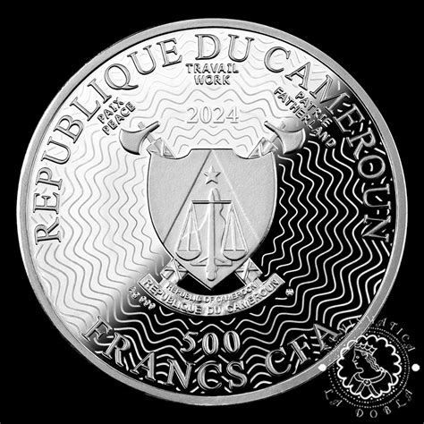 2024 500 Cfa Plata Proof Mariposas Apatura Iris Mennica Polska La Dobla DistribuciÓn