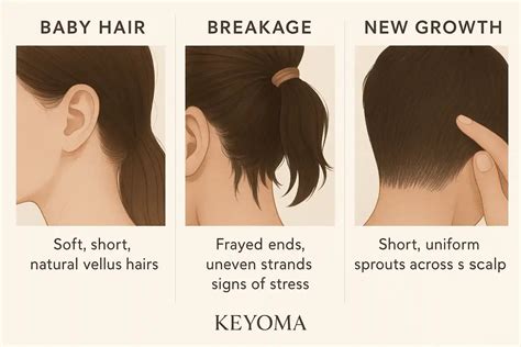 Hair Growth Or Breakage Signs Of Damage And Growth Keyoma