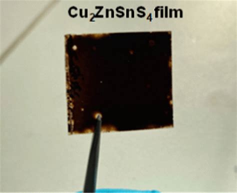 Ultrasonic Spray Coated Cu2znsns4 Film From Molecular Ink Download