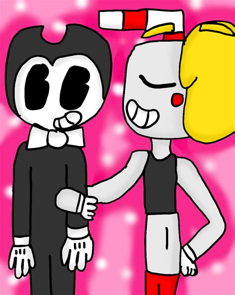 Bendy X Cuphead By Hearcall On Deviantart Bendy X Cuphead By Hearcall On Deviantart