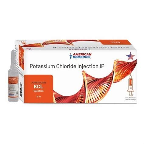 10 Ml Kcl Potassium Chloride Concentrate Injection At ₹ 500piece Kcl Injection In Nagpur Id