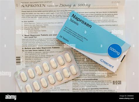 Box Information Leaflet And Blister Pack Of Generic Crescent 500mg