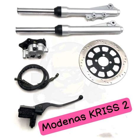 Modenas Kriss2 Krissii Kriss 2 Ii Pnp Front Fork Brake System Set Disc