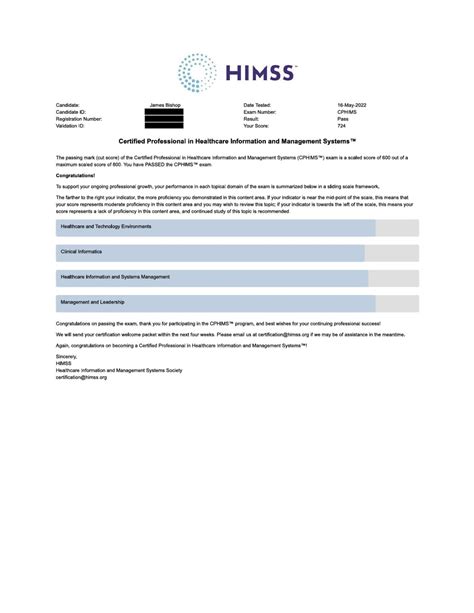 James Bishop On Linkedin Cphims Himss Digitalhealth Certification
