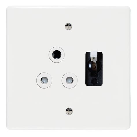 Classic Single STD Socket With Single Pole A Circuit Breaker Crabtree Electrical