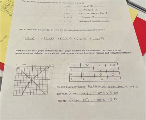 solved part 14 list the transformations verbally for each