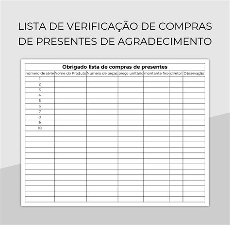 Planilhas Lista De Compras De Material De Escritório Excel E Edição On
