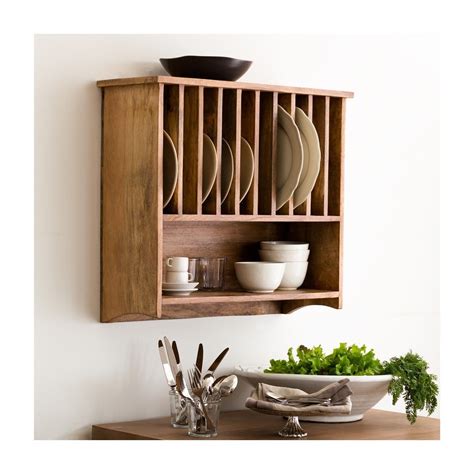 Wall Plate Rack Cabinet