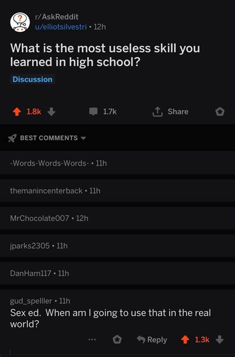 Sex Ed Is Useless Rsuicidebywords