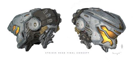 Strike Eureka Head Concept Art By Hugo Martin Pacific Rim Pacific