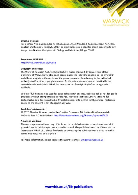 pdf conceptual data sampling for breast cancer histology image