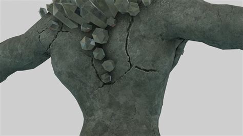 Low Poly Elemental Golem Character Pack With Pbr Materials Superhive