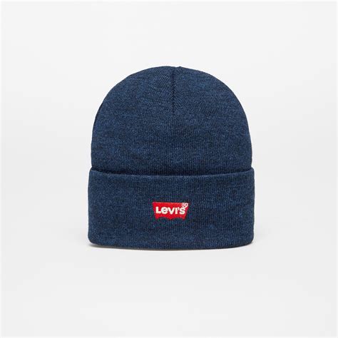 Fesuri Levis® Batwing Embroidered Beanie Melange Navy 38022 0177