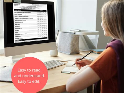 Intern Evaluation Form Performance Review Feedback And Assessment Template Professional