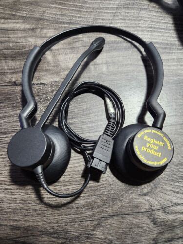 Jabra Headset BIZ 2300 Duo Model HSC015 2309 820 105 Black OPEN ITEM EBay